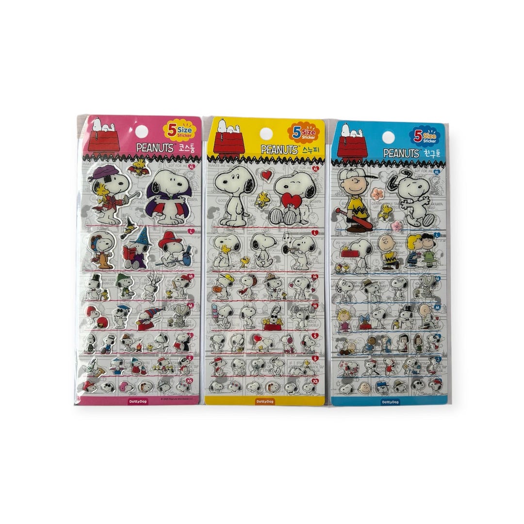 Snoopy Stickers - Peanuts Character Decals - Etsy