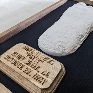 Bigfoot Patterson Patty Footprint Cast Display - Etsy