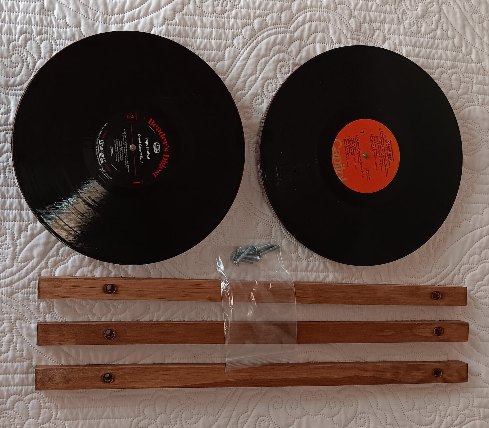 Record Table, Two Shelf LP Retro Record Side Table, Plant Stand - Etsy