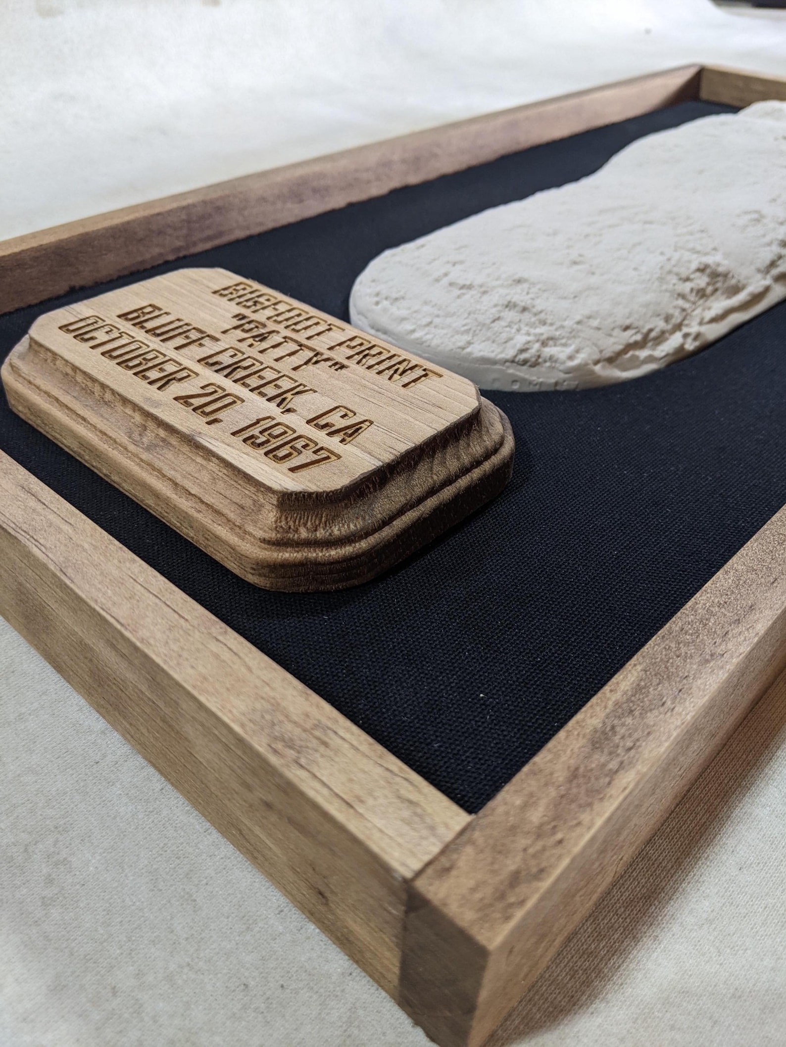 Bigfoot Patterson Patty Footprint Cast Display - Etsy