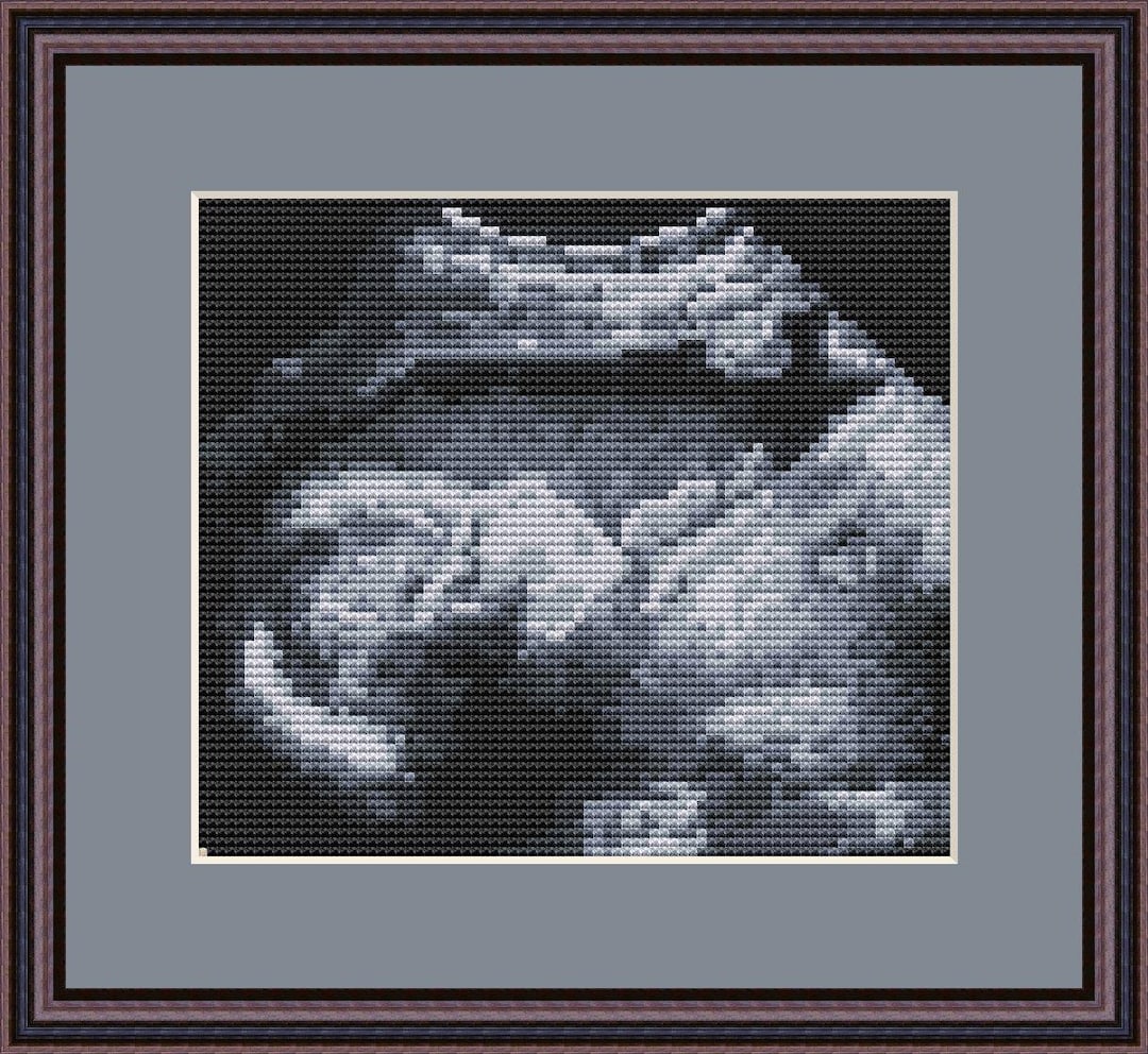 Custom Cross-stitch Patterns From Baby Ultrasound Photos - Etsy