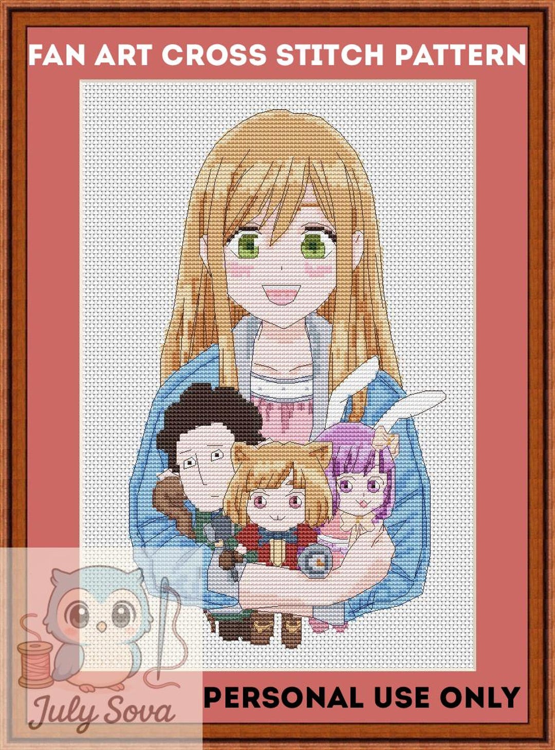 Yamada Anime Cross Stitch Pattern: My Love Story Fan Art (PDF + XSD) - Etsy