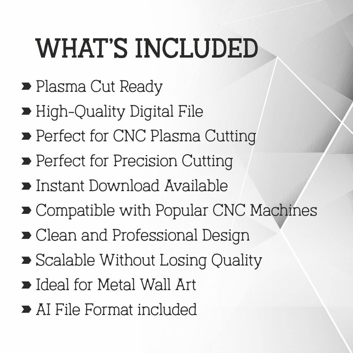 Plasma Cut Ready Metal Decoration Design | Digital File for CNC Cutting ...