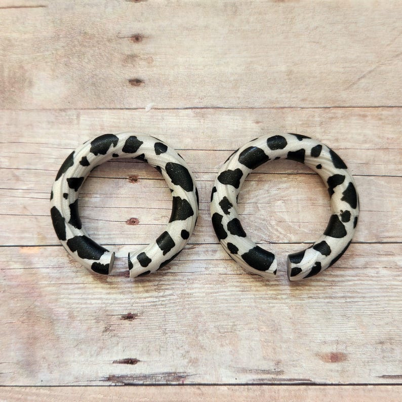 Country Cow Hoop Plugs // Pick Your Colors // Cowgirl // Cowboy ...