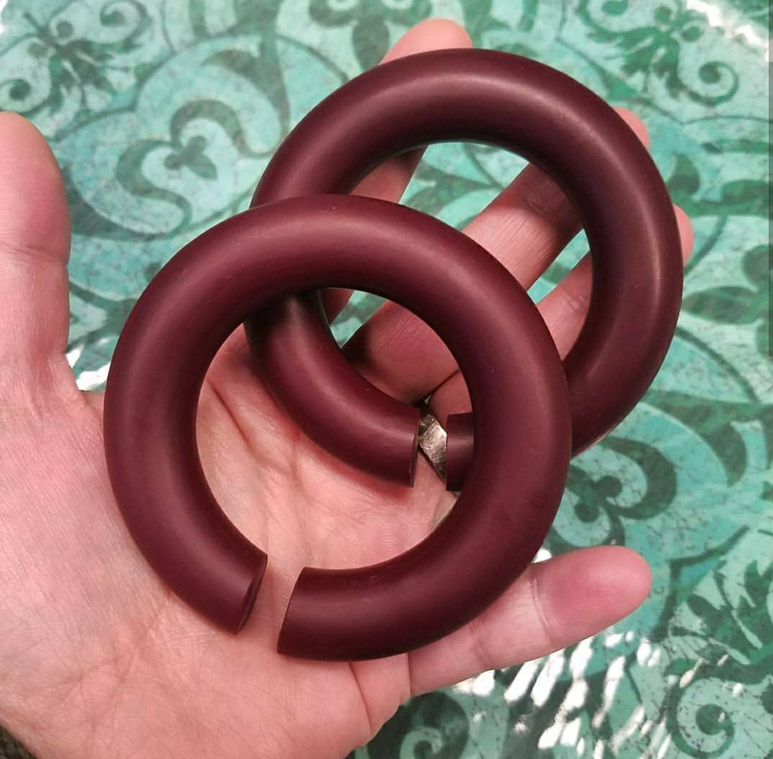 Large Hoop Plugs // Gauges // Customizable 2-2.5 Inch - Etsy