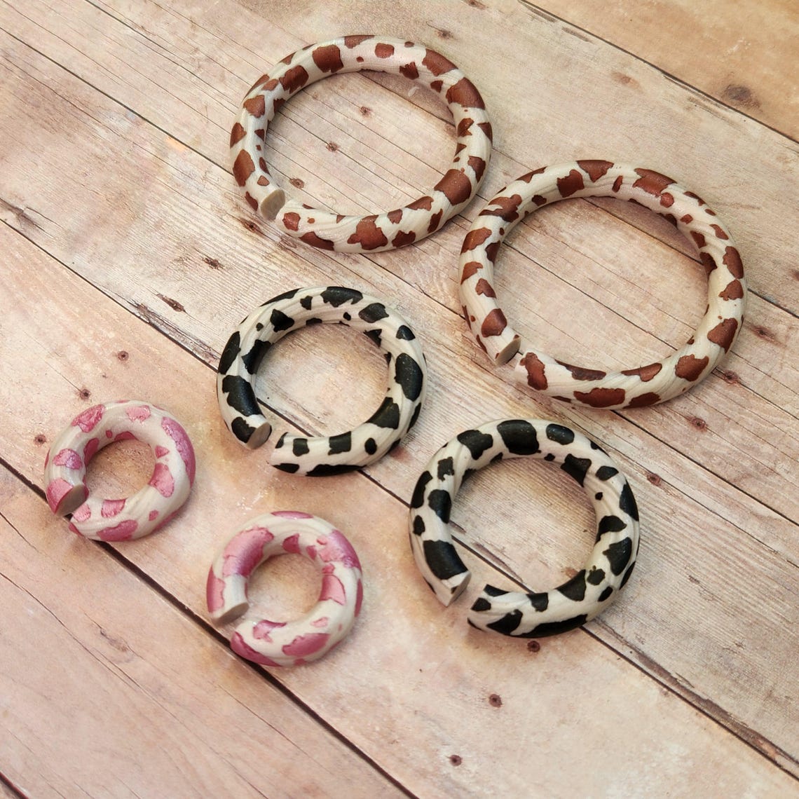 Country Cow Hoop Plugs // Pick Your Colors // Cowgirl // Cowboy ...