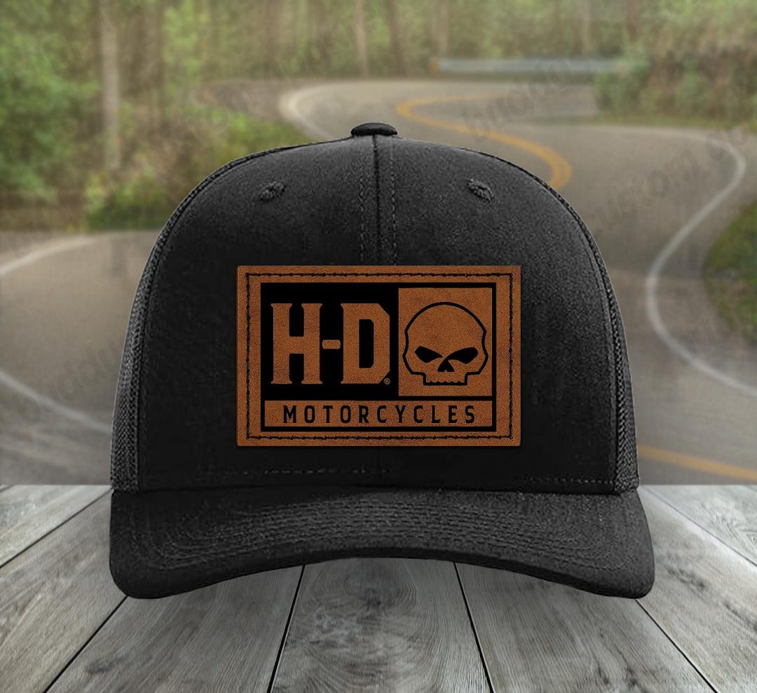 Harley Davidson HD Motorcycles Custom Leather Patch Richardson 112 ...