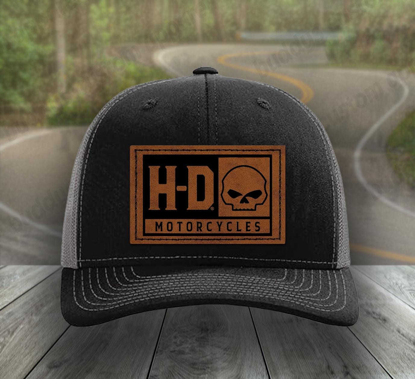 Harley Davidson HD Motorcycles Custom Leather Patch Richardson 112 ...