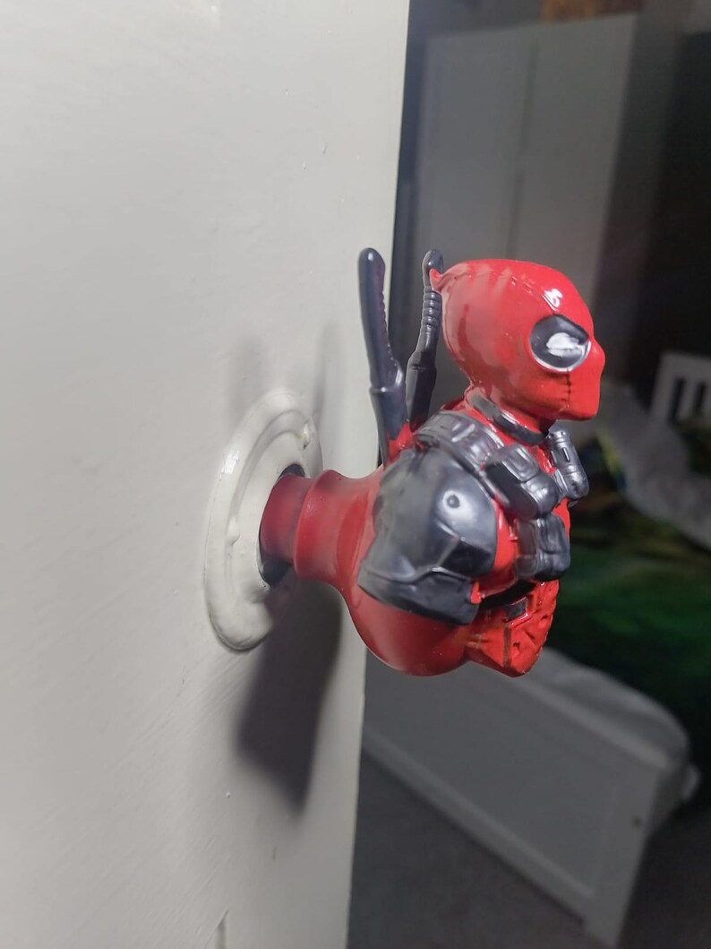 Marvel Avengers Door Handle, Door Knob Spiderman, Iron Man, Deadpool ...