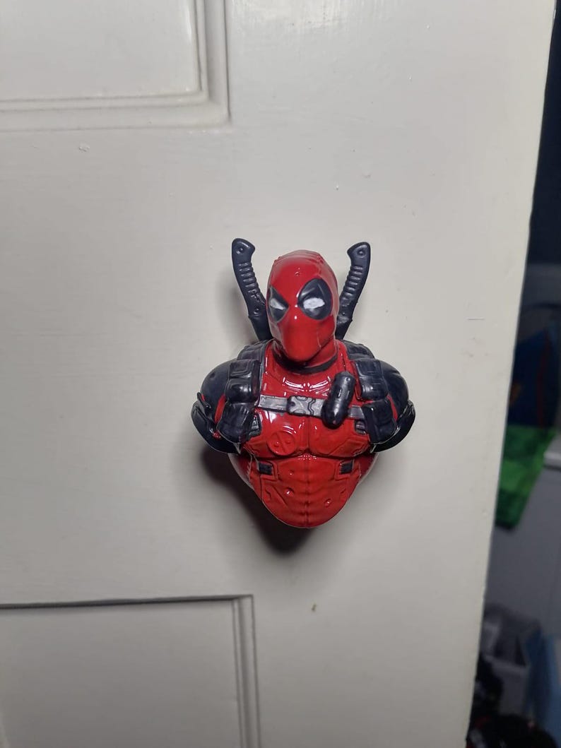 Marvel Avengers Door Handle, Door Knob Spiderman, Iron Man, Deadpool ...