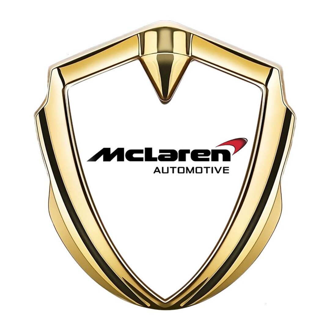 Mclaren Car Logo Badge/domed Epoxy Sticker in a Metal Frame for Car ...