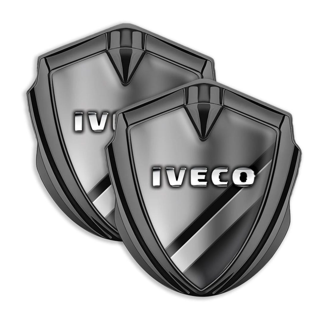 Iveco Car Logo Badge/domed Epoxy Sticker in a Metal Frame for Car Fender, Door, Glass, Mirror ...