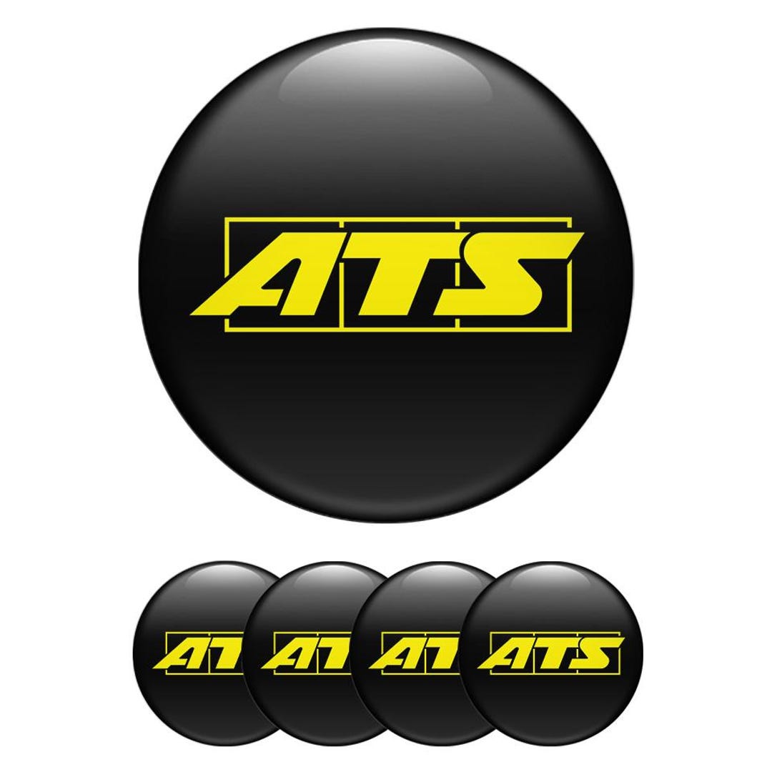 4 X ATS Wheel Emblems Center Cap Stickers Wheel Center Hub Caps of Rims ...