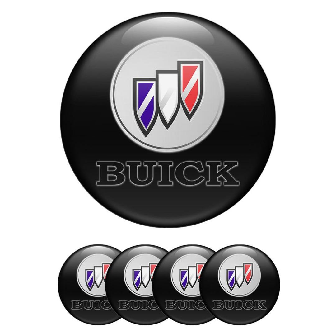 4 X Buick Wheel Emblems Center Cap Stickers Wheel Center Hub Caps of ...