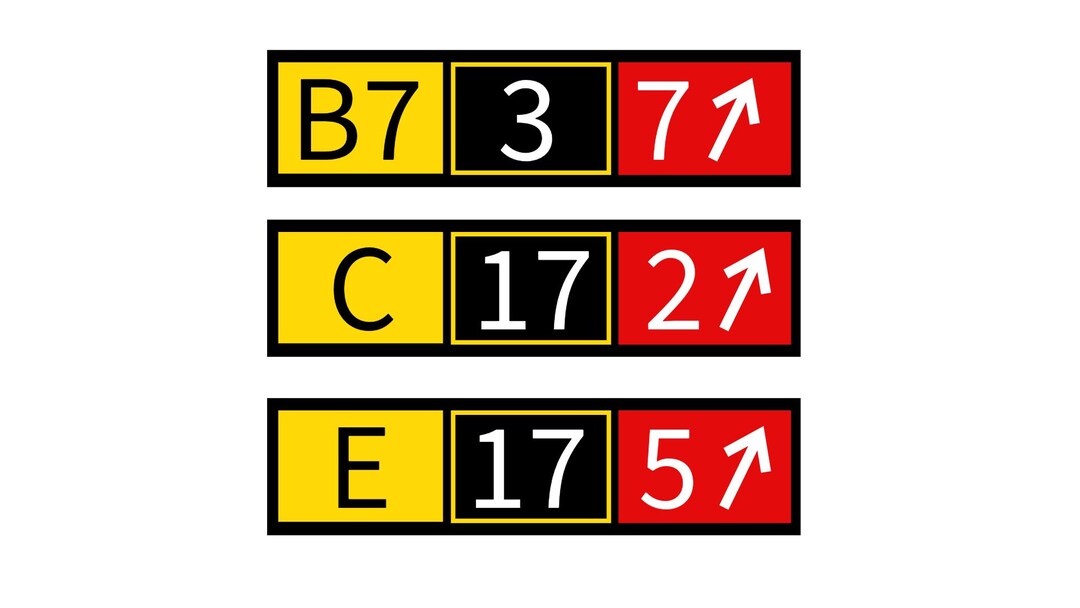 Custom Aviation Sticker Airplane Sticker Taxiway Sign Pilot Gift ...