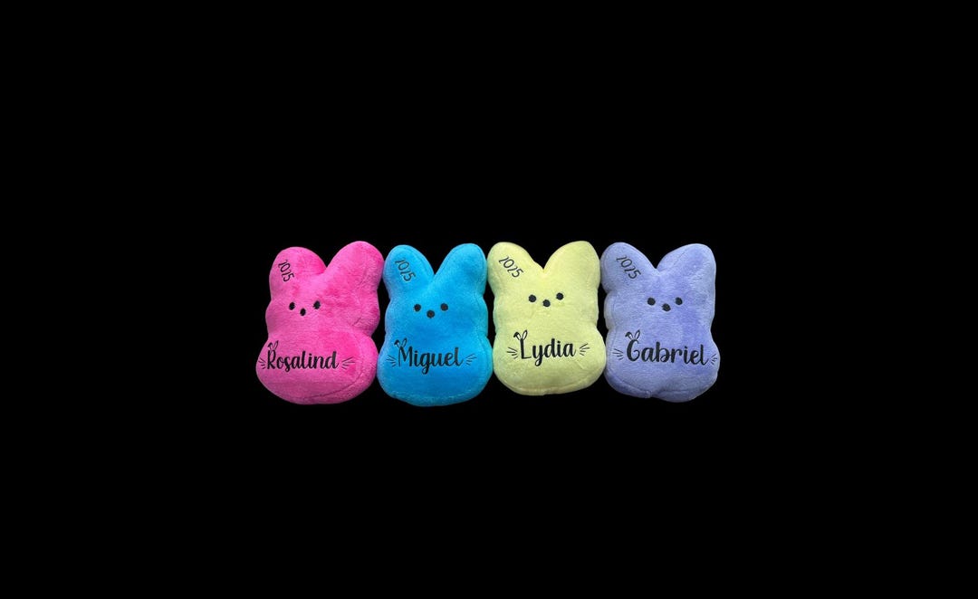 Custom Peeps Bunnies | Easter Peeps Bunny Plush | Mini Peeps Plush ...
