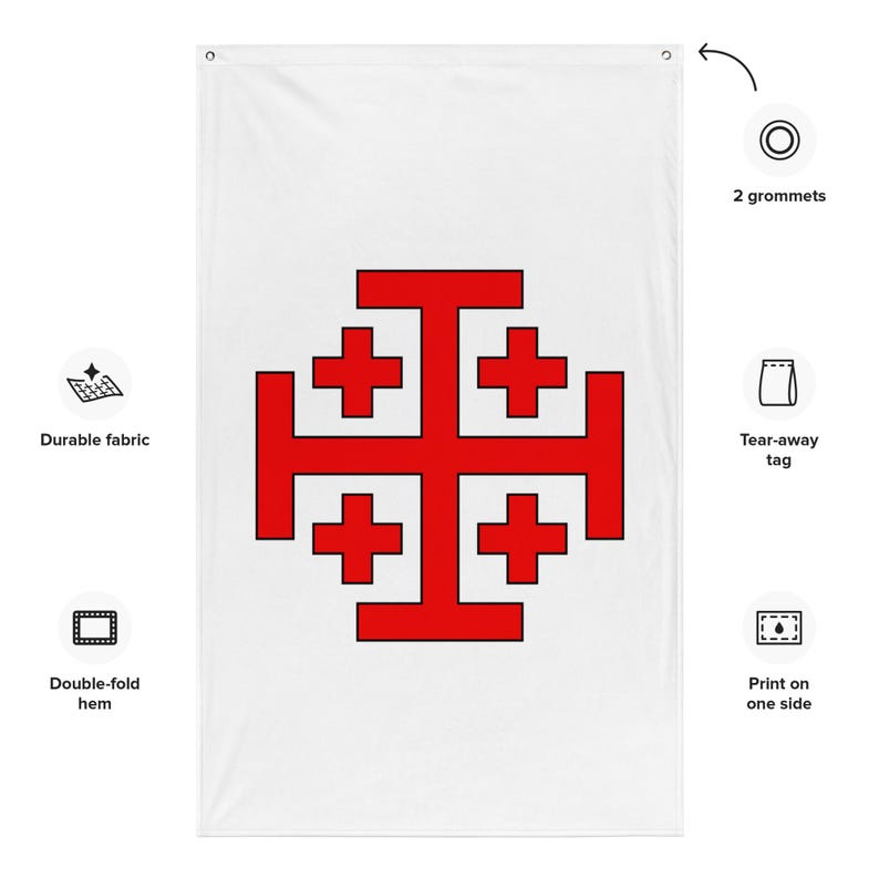 Order of the Holy Sepulchre Banner - the Crusades Christian History ...