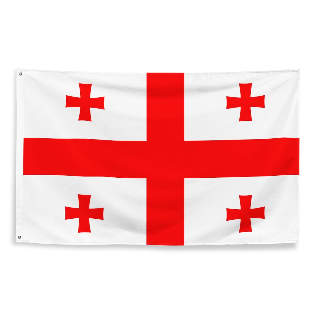 Georgia Country Flag - Five-cross Flag - Patriotic Georgian Flag Gift ...