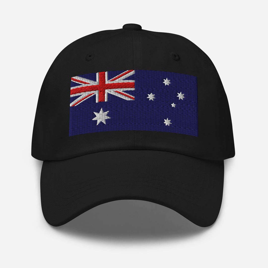 Australia Flag Cap - Adjustable Embroidered Dad Hat - Patriotic ...
