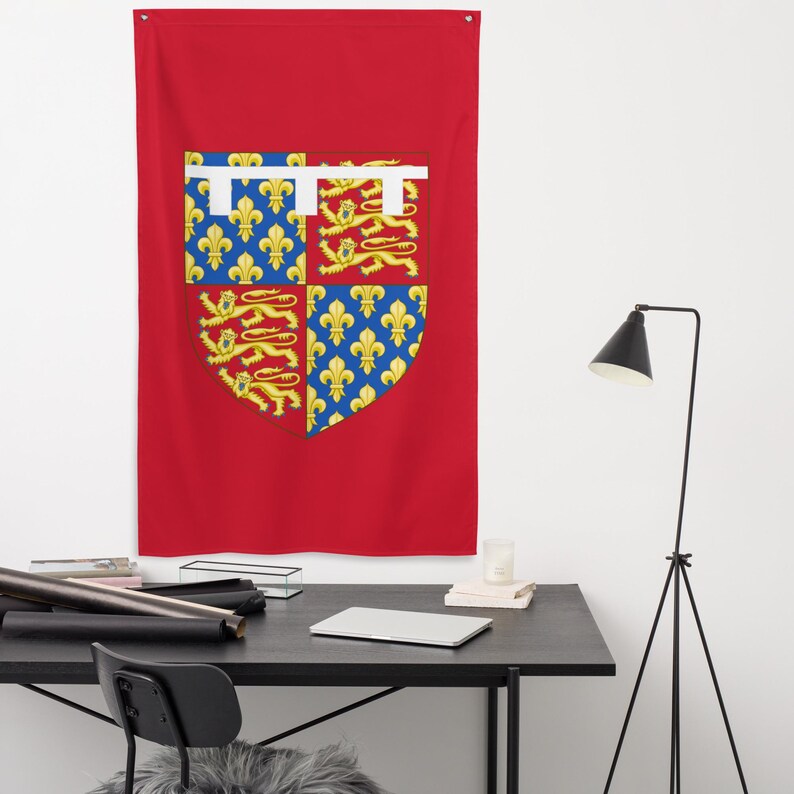 Edward the Black Prince Coat of Arms Prince of Wales Banner - Medieval ...