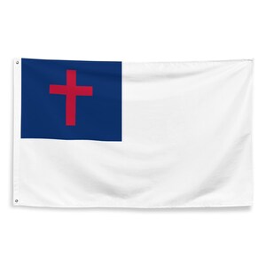 Christian Flag - Flag of Christianity - Baptist Lutheran Methodist ...