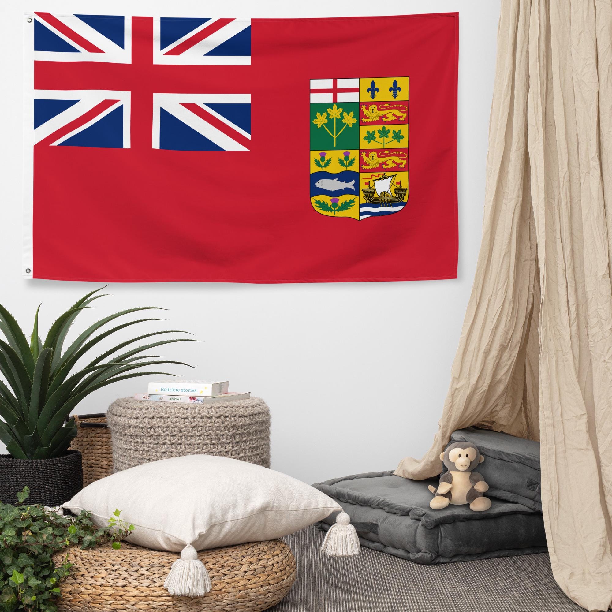 Old Canada Flag (1868 - 1921) - Canadian Red Ensign - Patriotic ...