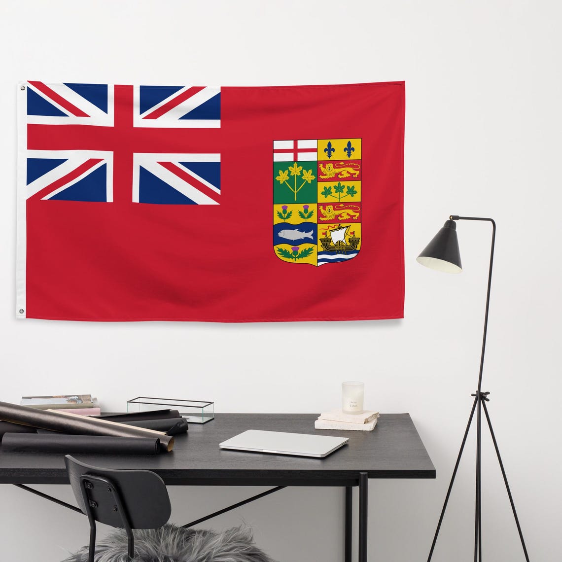 Old Canada Flag (1868 - 1921) - Canadian Red Ensign - Patriotic ...