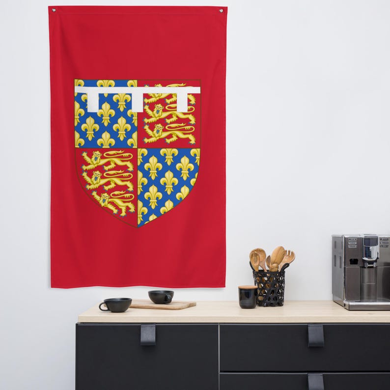 Edward the Black Prince Coat of Arms Prince of Wales Banner - Medieval ...