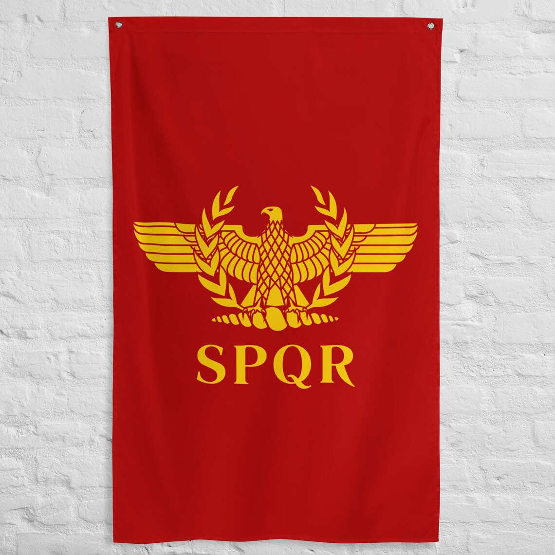 Ancient Rome Eagle Flag - Roman Empire SPQR Banner - Julius Caesar ...