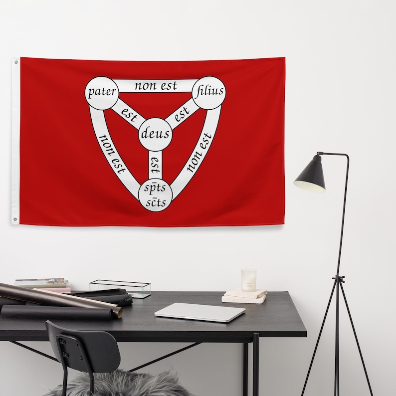Holy Trinity Flag - Medieval Christian Banner - Catholic Protestant ...