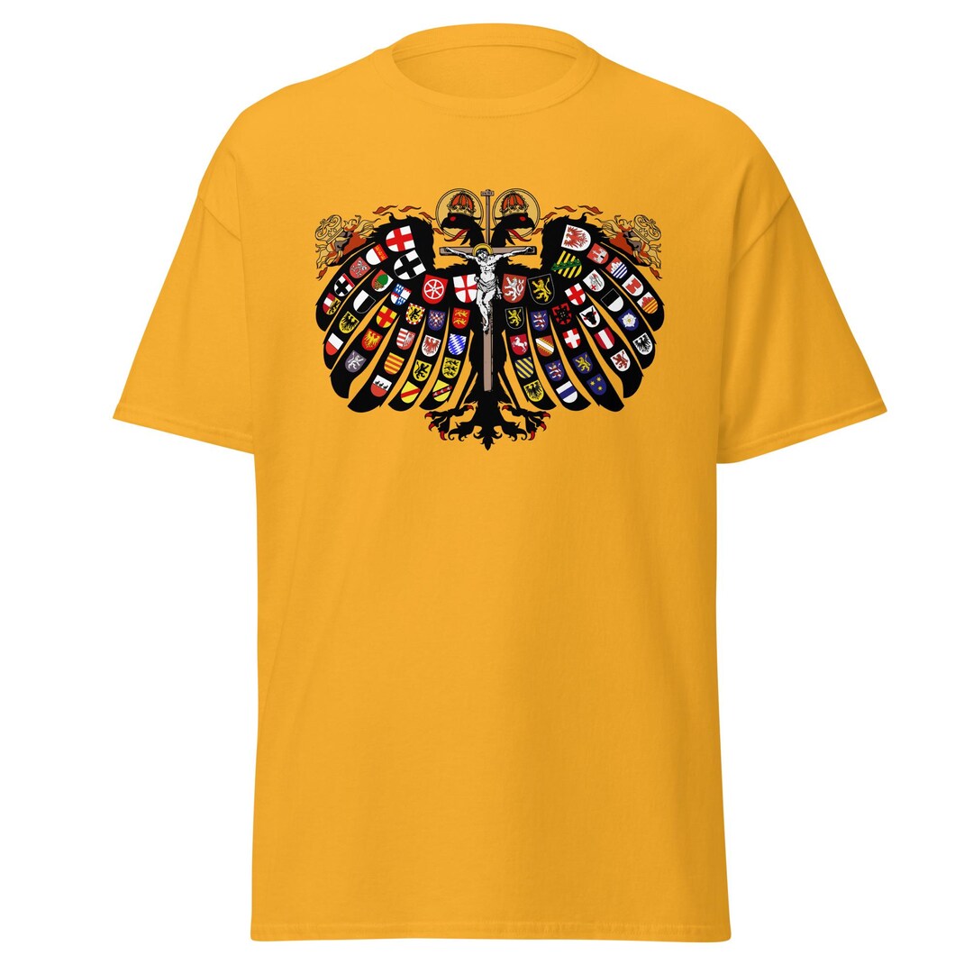 Holy Roman Empire Quaternion Eagle T-shirt - Medieval European Christian History Shirt ...