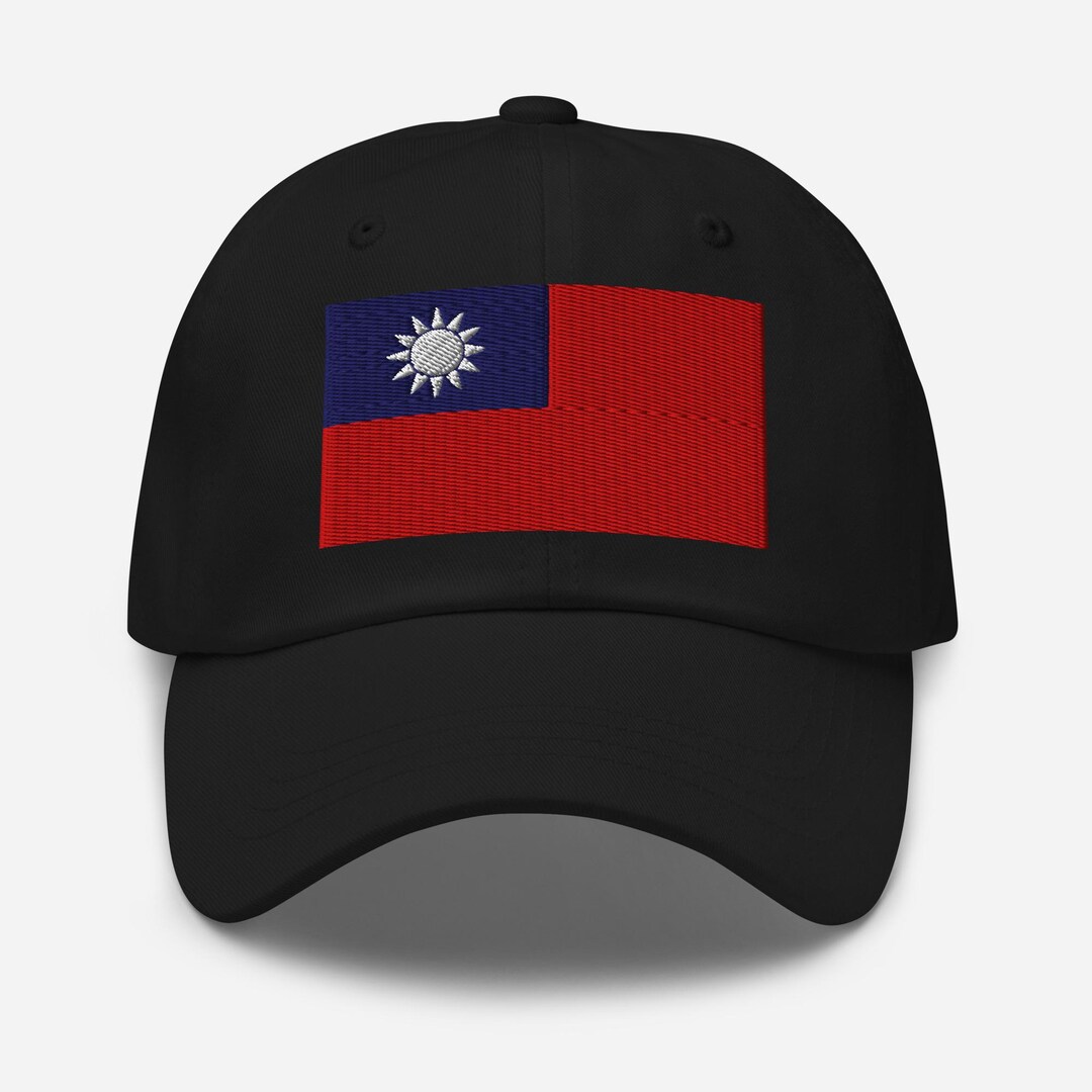 Taiwan Flag Cap - Adjustable Embroidered Dad Hat - Republic of China ...