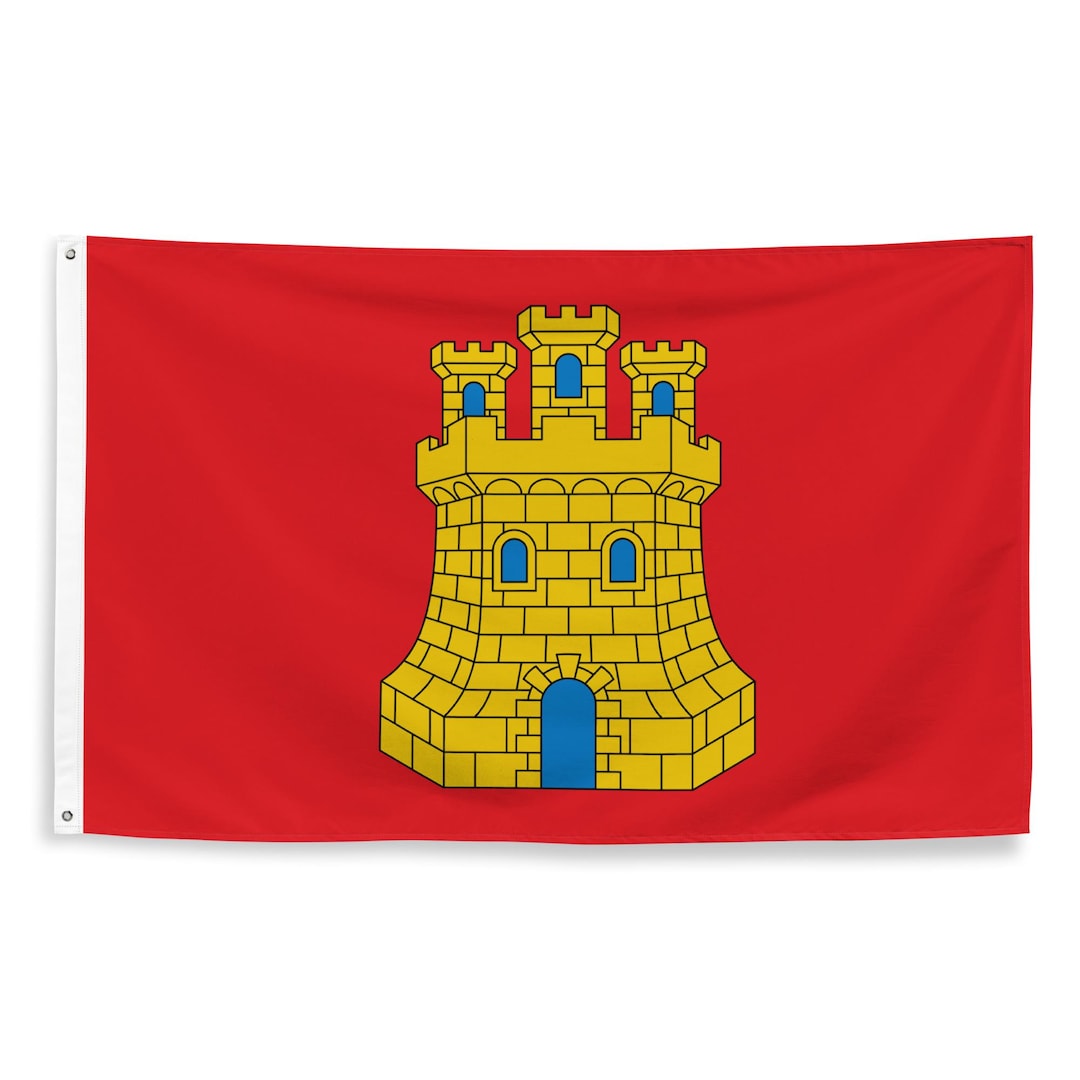 Kingdom of Castile Flag - Medieval Spanish History Wall Decor ...