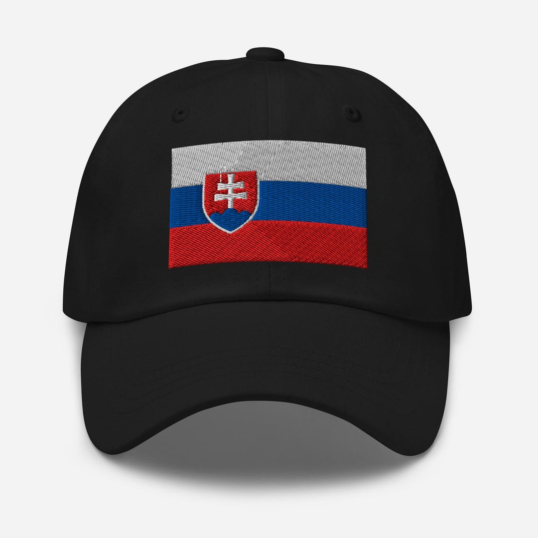 Slovakia Flag Cap - Adjustable Embroidered Dad Hat - Patriotic ...