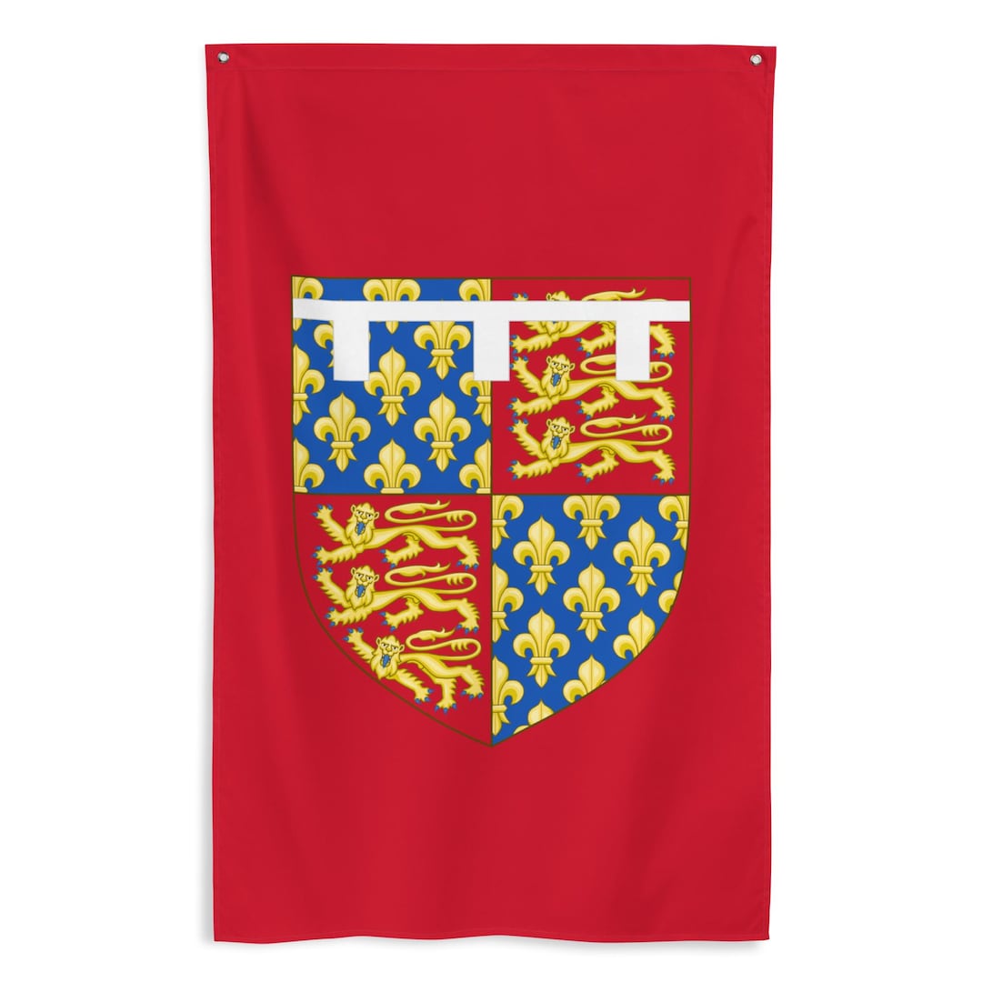 Edward the Black Prince Coat of Arms Prince of Wales Banner - Medieval ...