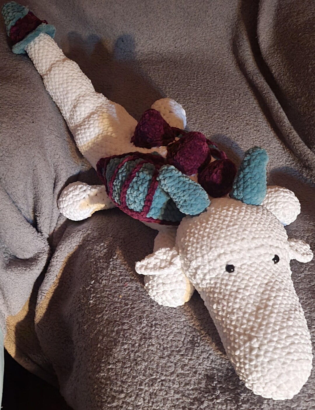 Large Crochet Dragon Amigurumi - Etsy