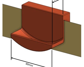 Angle Grinder Holder French Cleat - File for 3D Printing - Etsy