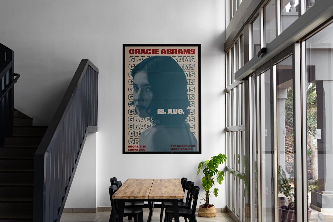 Gracie Abrams Red Rocks Amphitheater 2025 Concert Poster - Etsy