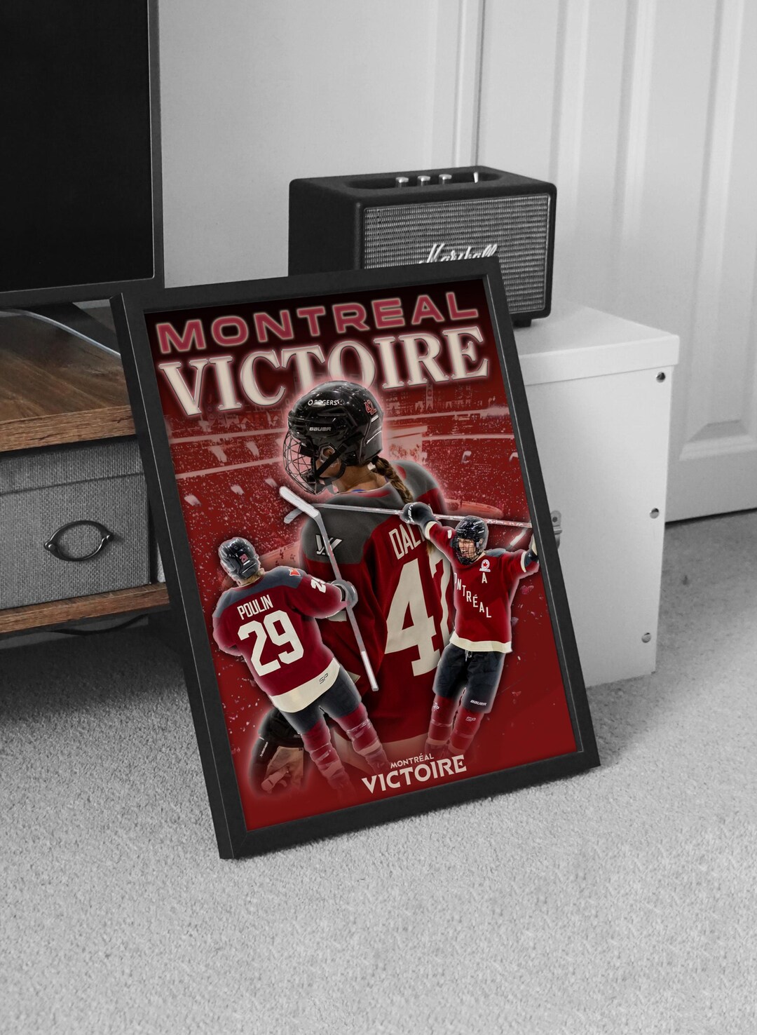 Montreal Victoire PWHL Poster - Etsy