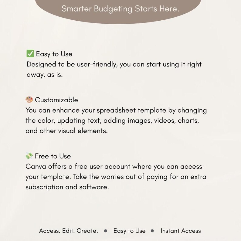 12 Month Budget Planner Template, Digital Spreadsheet, Auto-calculating ...