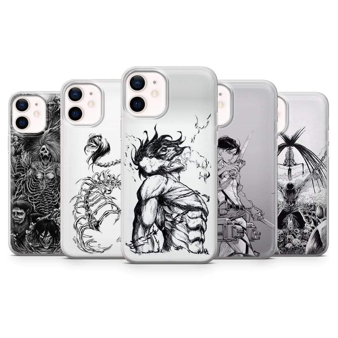 Attack on Titan Phone Case Eren Levi Cover for iPhone 17pro, 16, 15, 14 ...