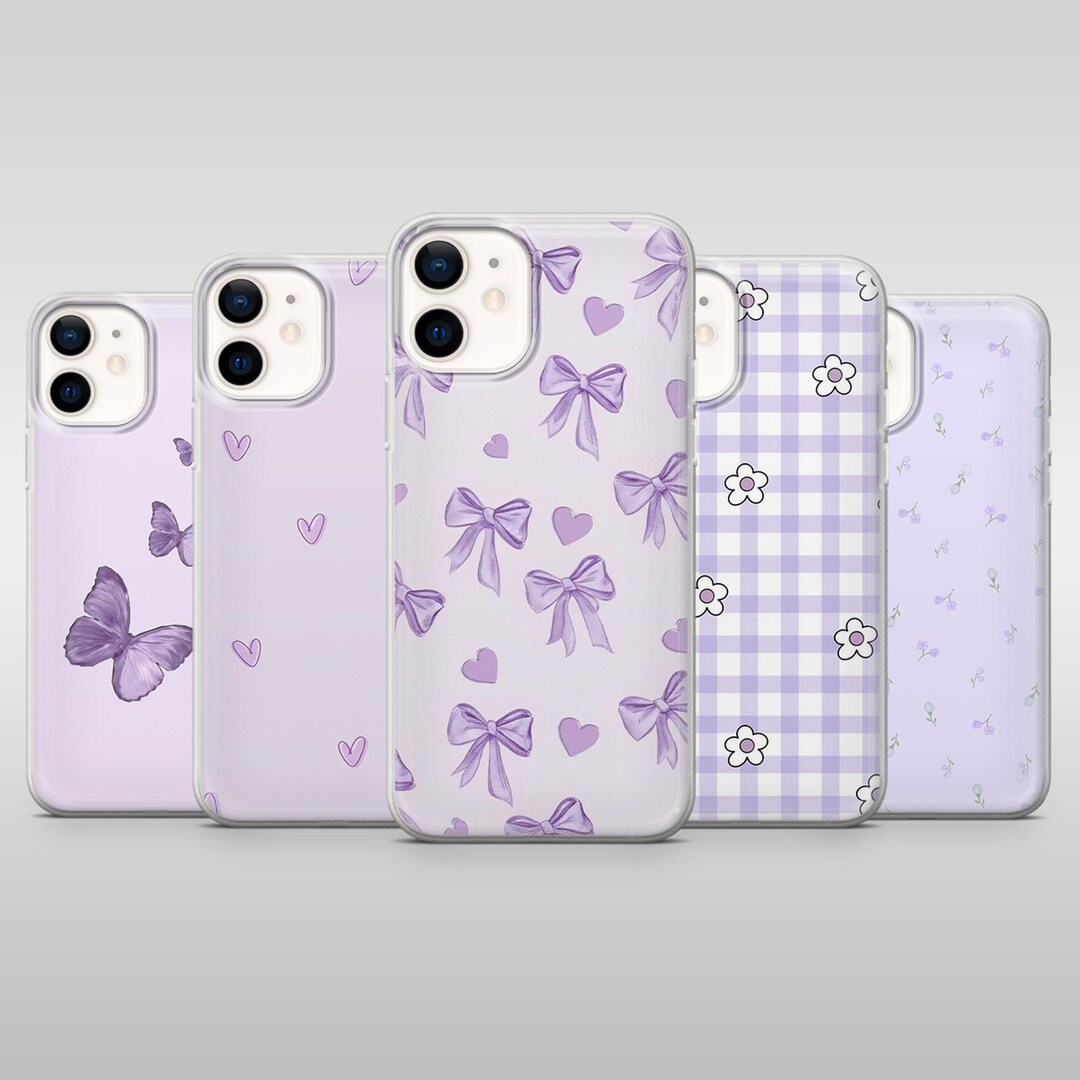 Pastel Purple Phone Case Lilac Magenta for iPhone 17pro, 16, 15, 14, 13 ...