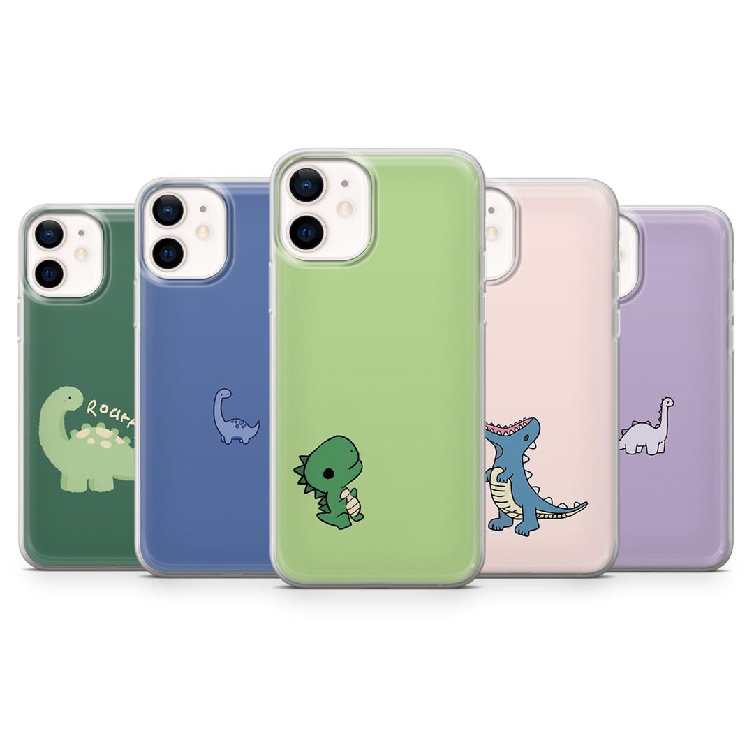 Dinosaur Phone Case Cute Dinosaur Dino Cover for iPhone 17pro, 16, 15 ...