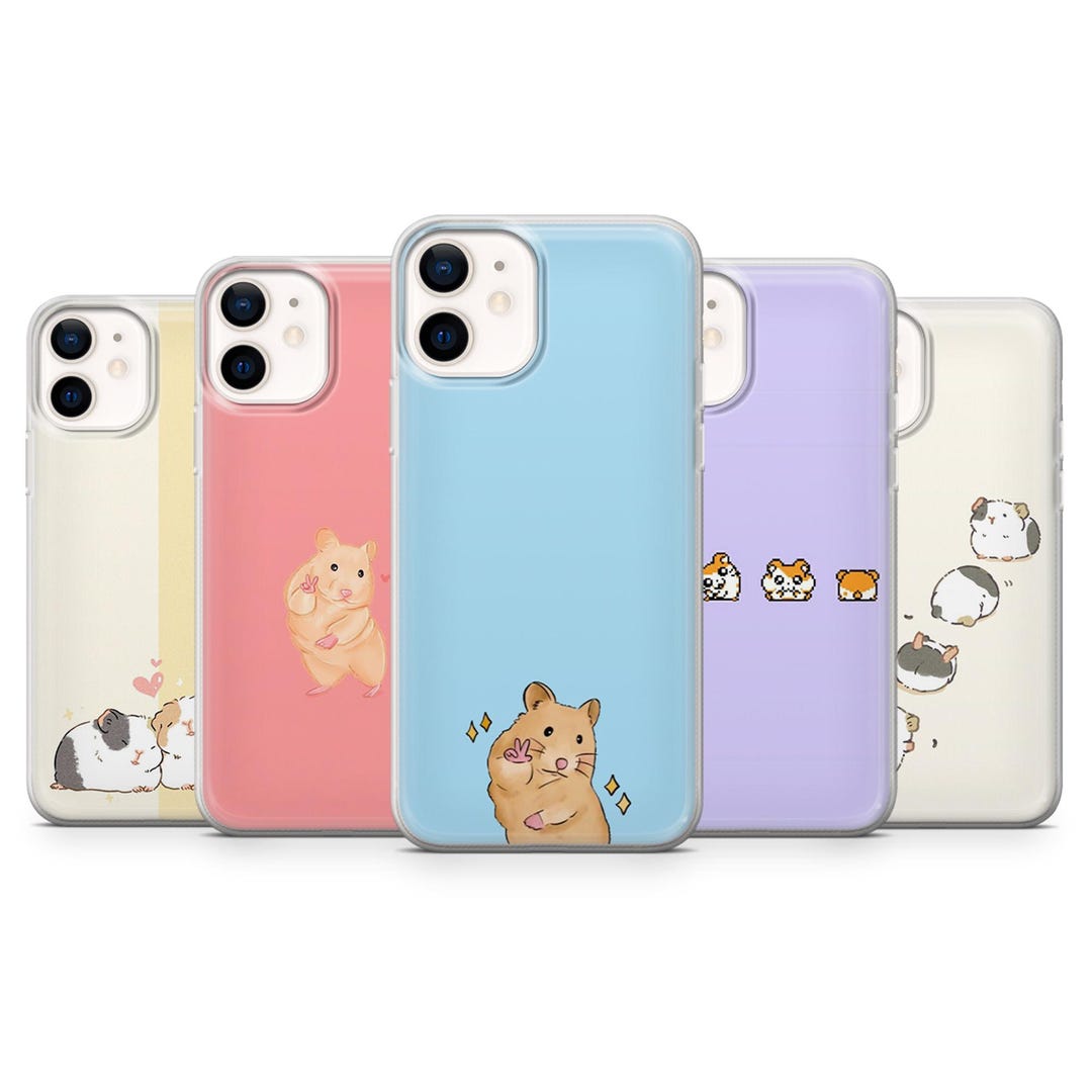 Hamster Phone Case Cute Hamster Animal for iPhone 16E, Pro, 15, 14, 13 ...