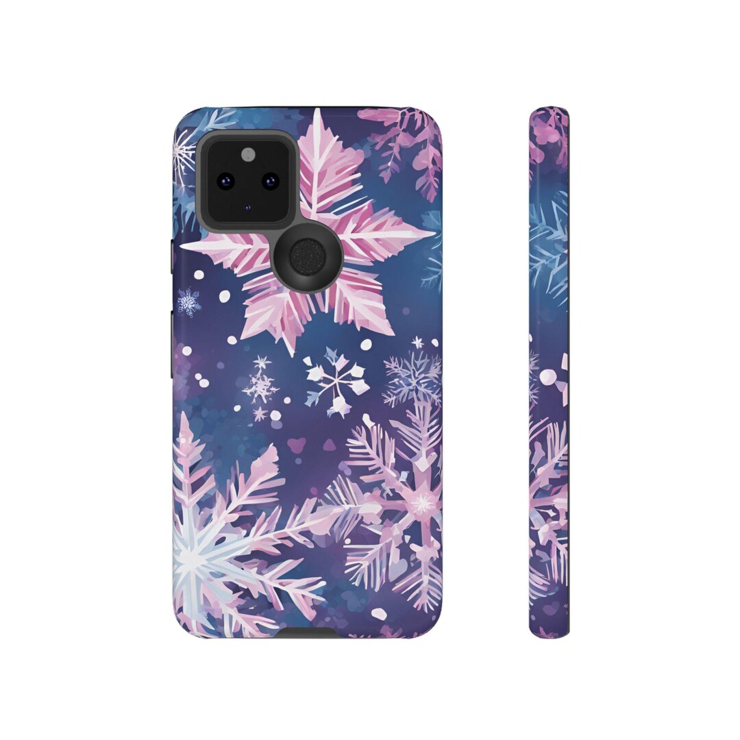 Google Pixel Winter Wonderland Phone Case Snowflake Design Tough Cases ...