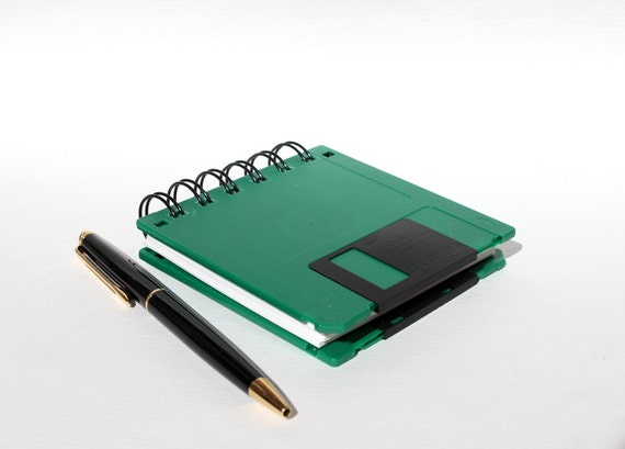 Floppy Disk Notebook Geek Book Journal Diary Book Recycled | Etsy