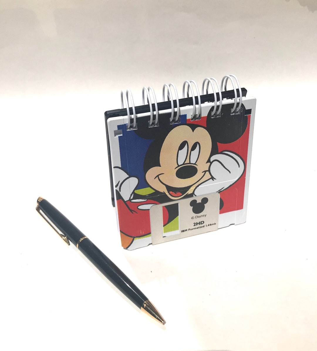 Mickey Mouse Geek Book - Floppy Disk Notebook Nerd Gift Recycled ...