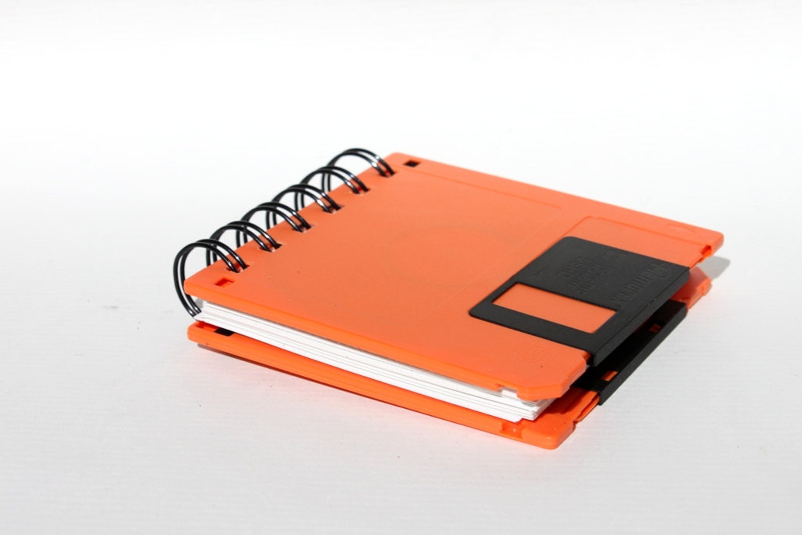 Floppy Disk Notebook - Geek Book - Recycled Computer Diskette - Multi ...