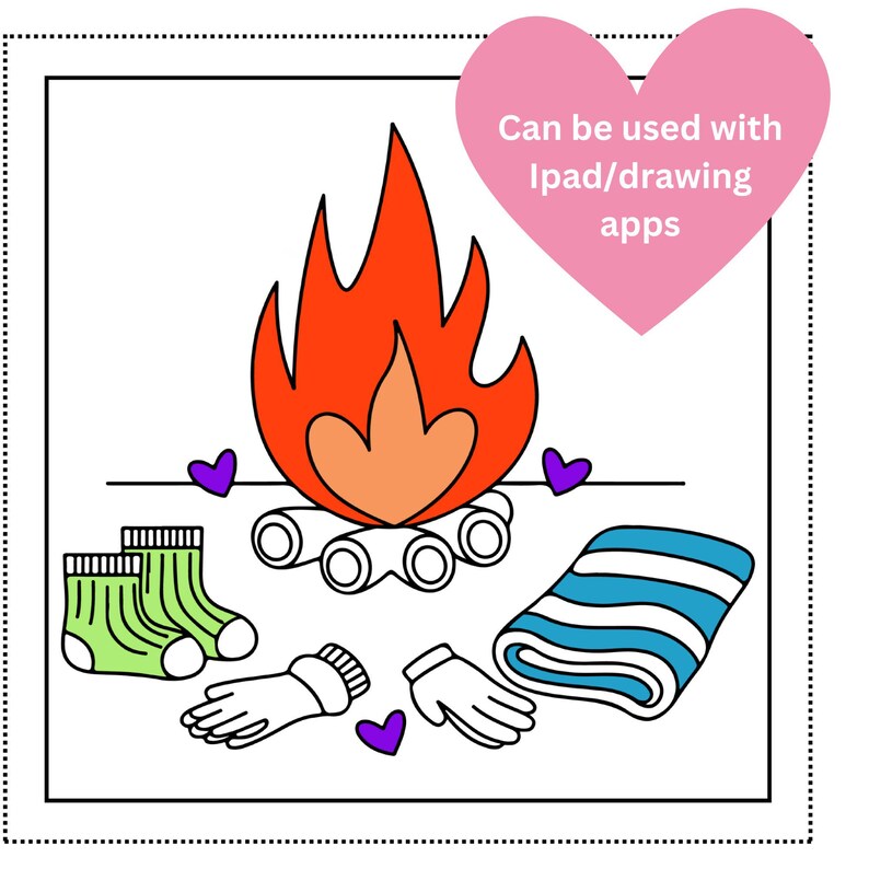 Cozy Girl Colouring | 30 Bold & Easy Comfy Home Illustrations ...