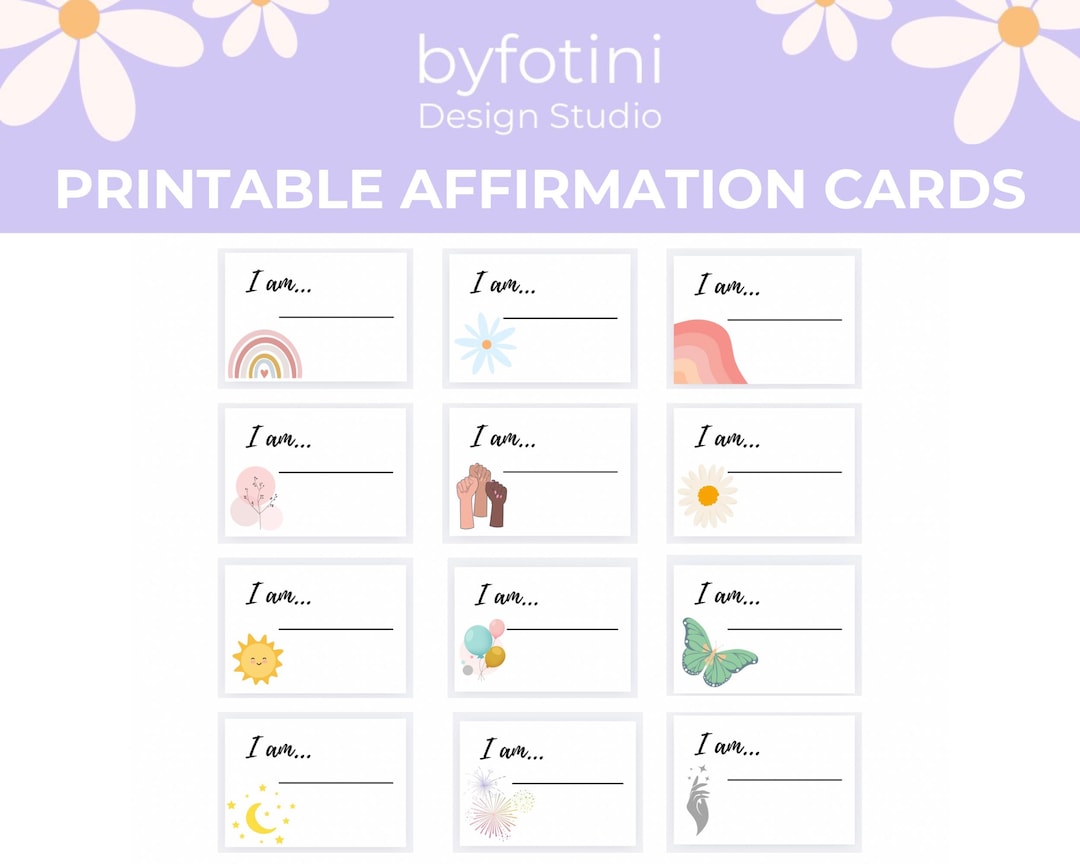 Printable Classroom Affirmation Cards - Etsy